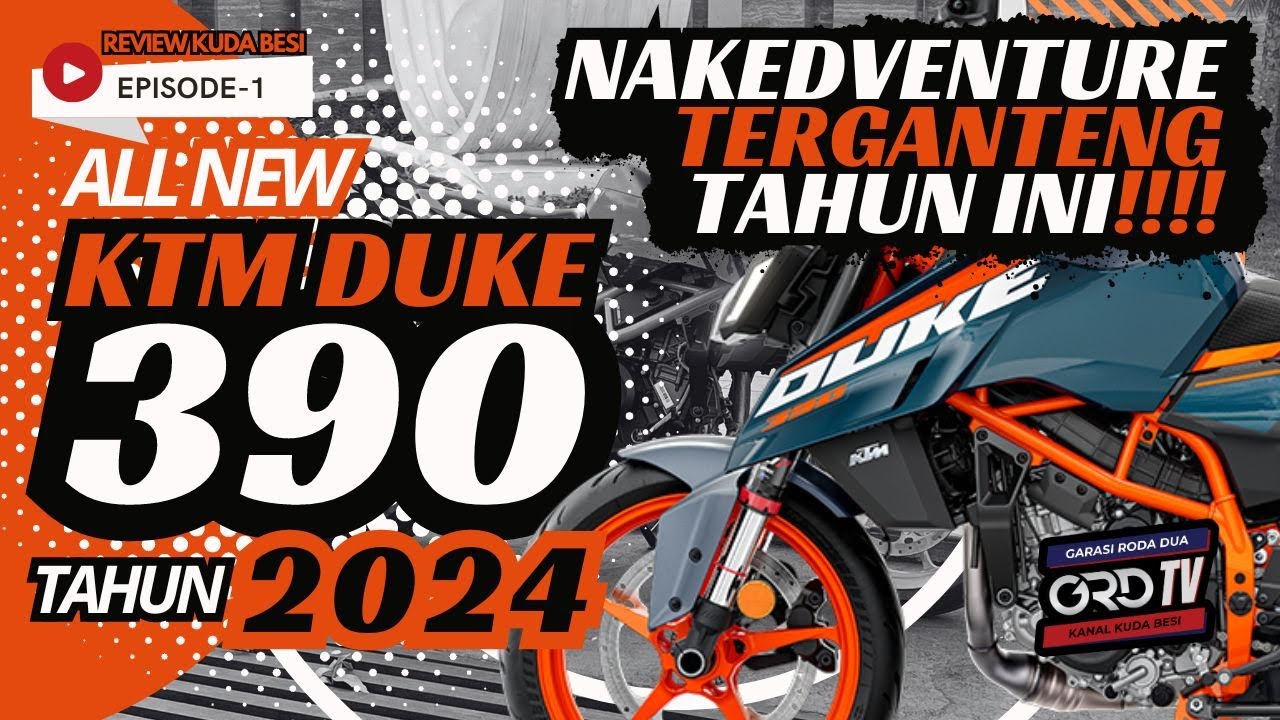DESAIN MOTOR INI DARI MASA DEPAN!!! - REVIEW ALL NEW KTM DUKE 390 TAHUN ...