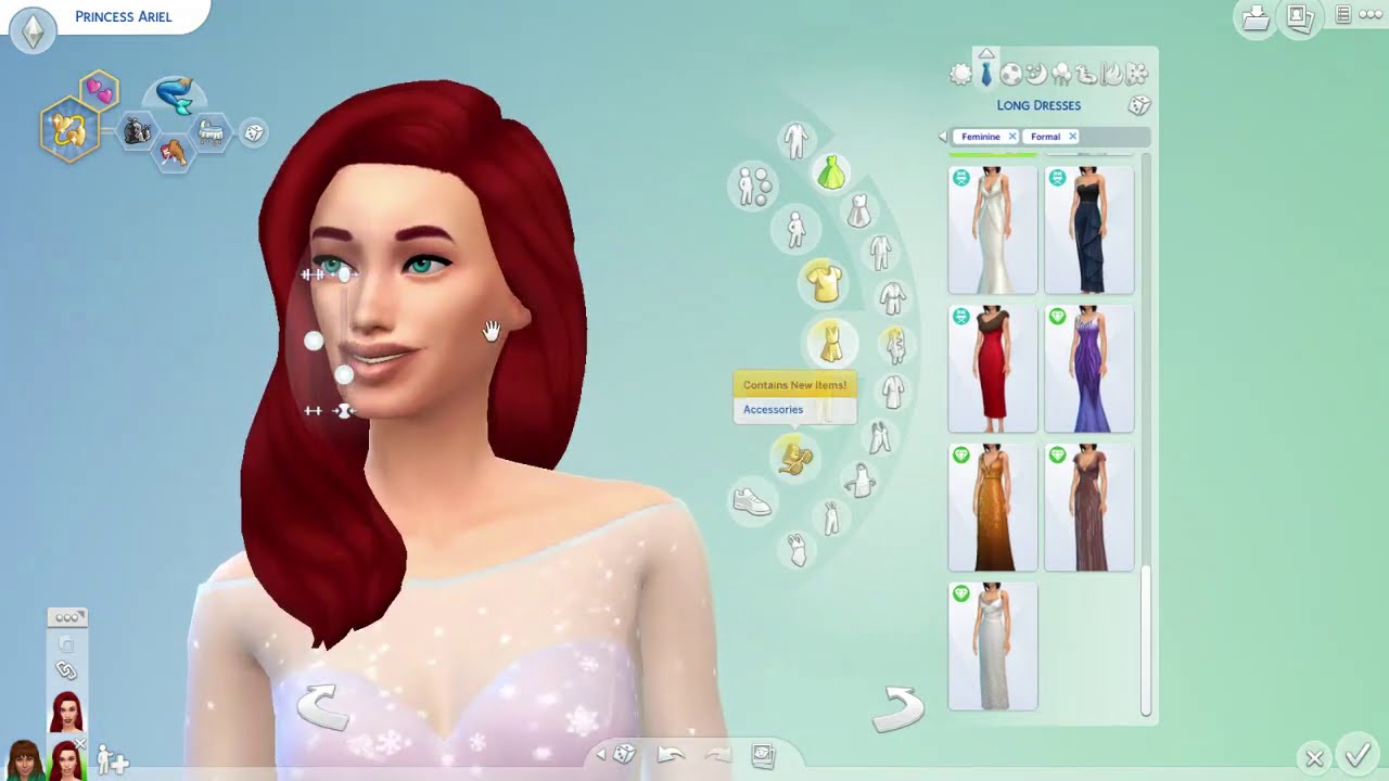 TS4 pt3 Disney CAS Challenge - YouTube