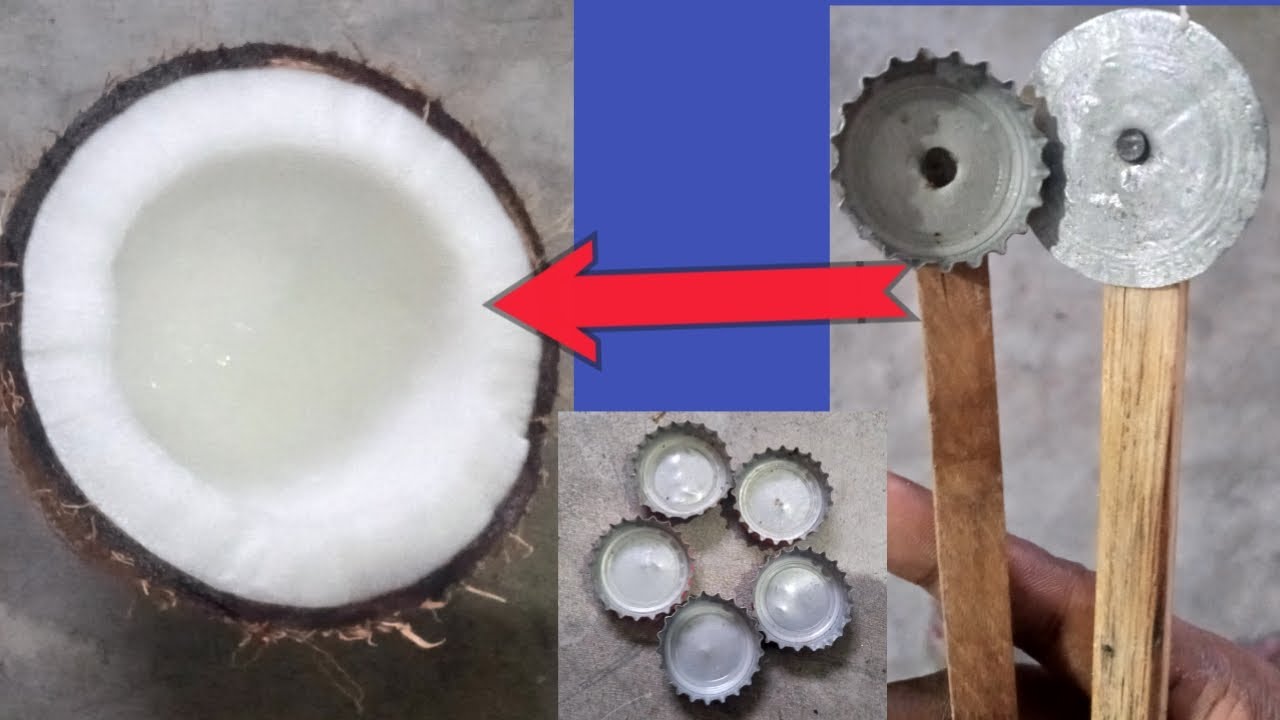 How to make coconut scraper home new ideas - YouTube