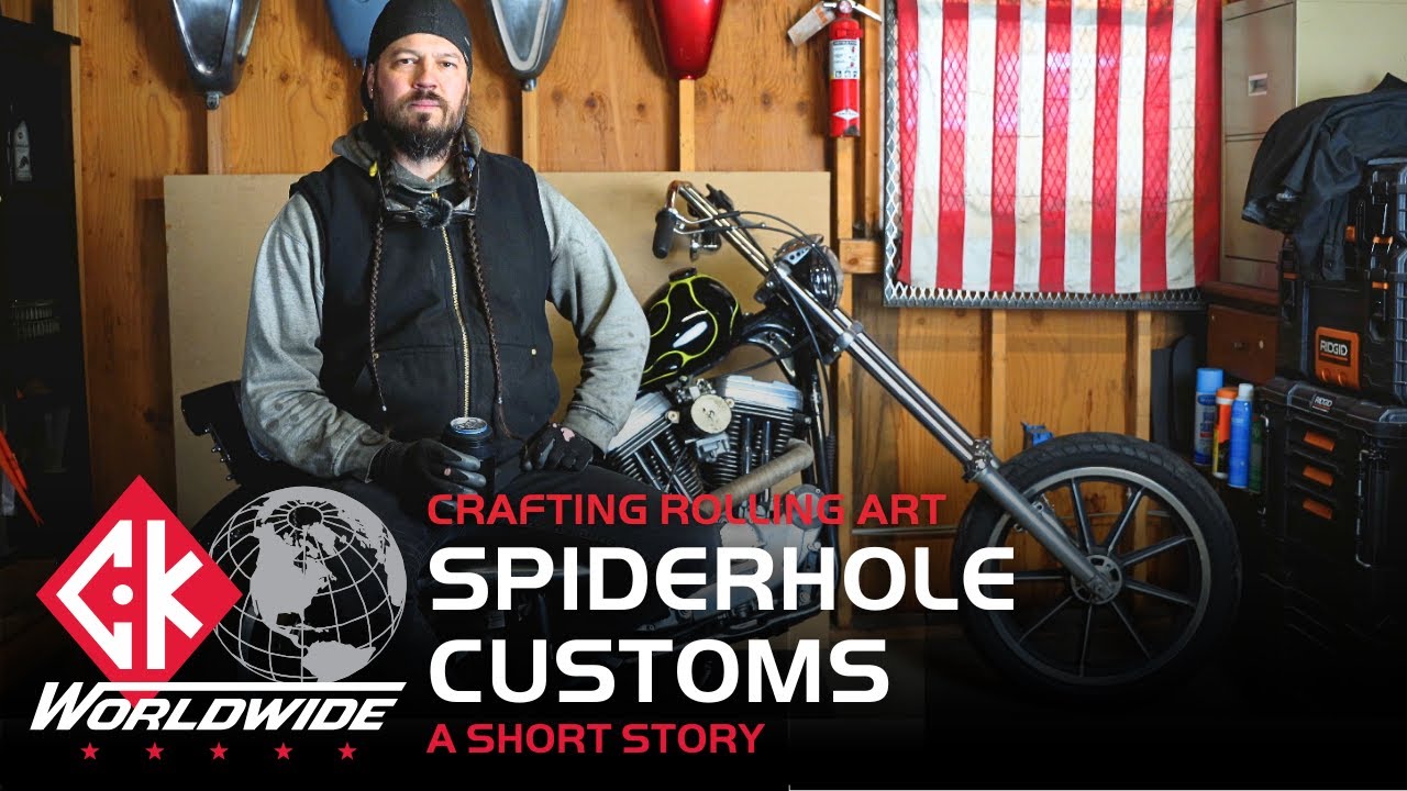 The Art of TIG Welding Custom Motorcycles at Spiderhole Customs - YouTube