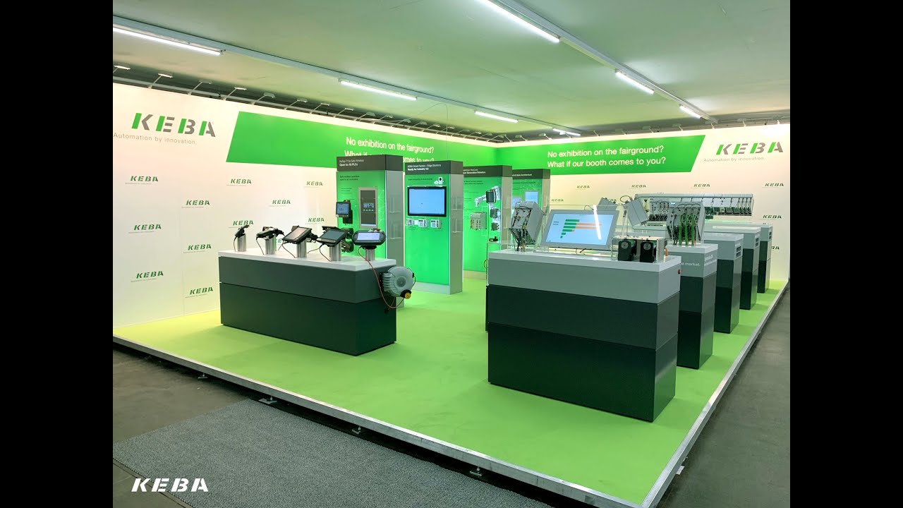 KEBA live video in-house exhibition - YouTube