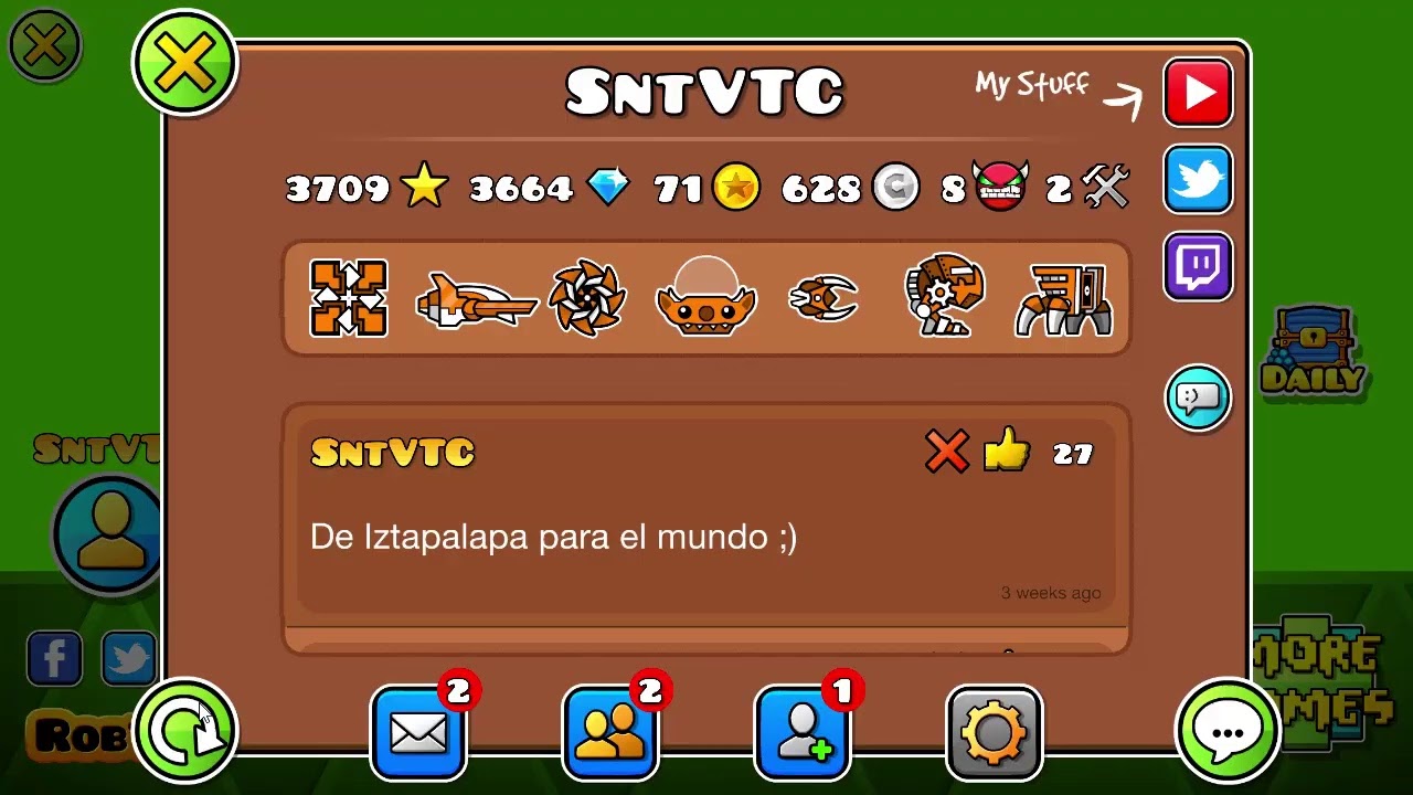 ¡Sending the best levels to mods! Geometry Dash Level Request ON - YouTube