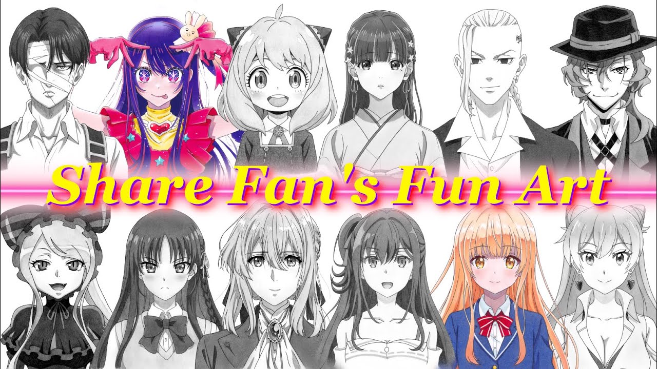 Share fan's fun art vol.3 / "Share My Art" - YouTube