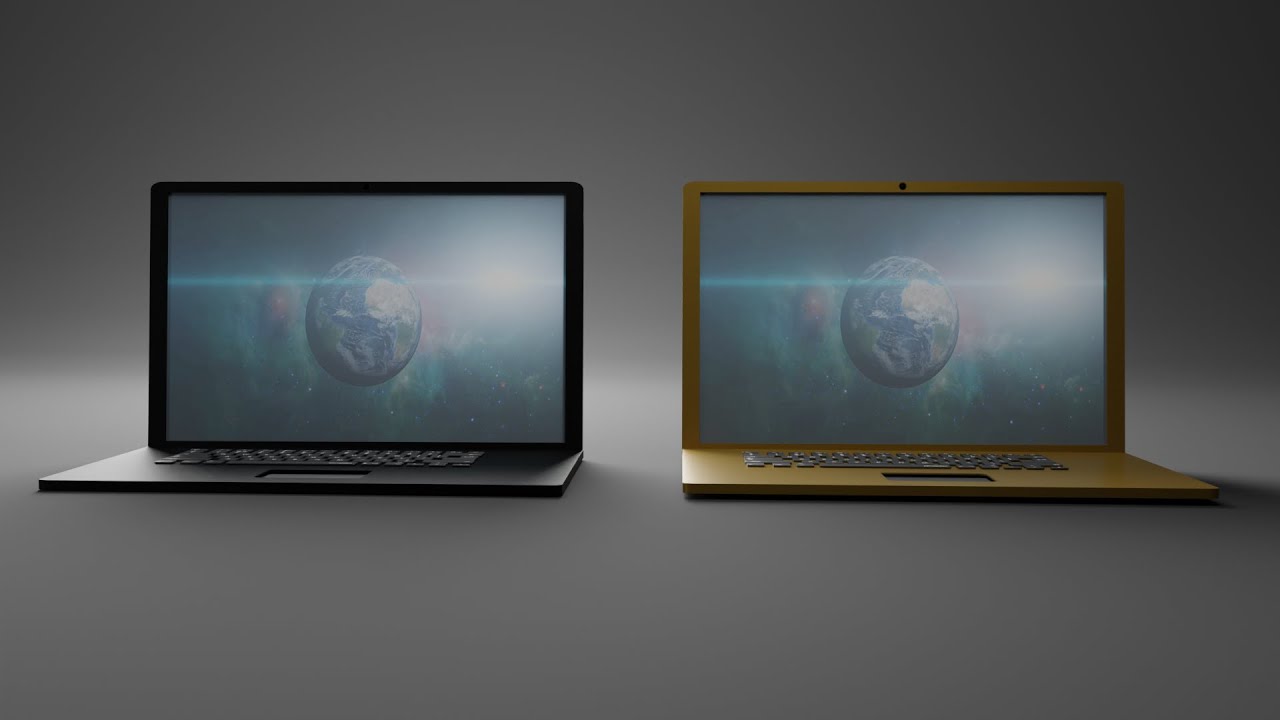 How to create a laptop in blender 3d(Laptop commercial breakdown) - YouTube