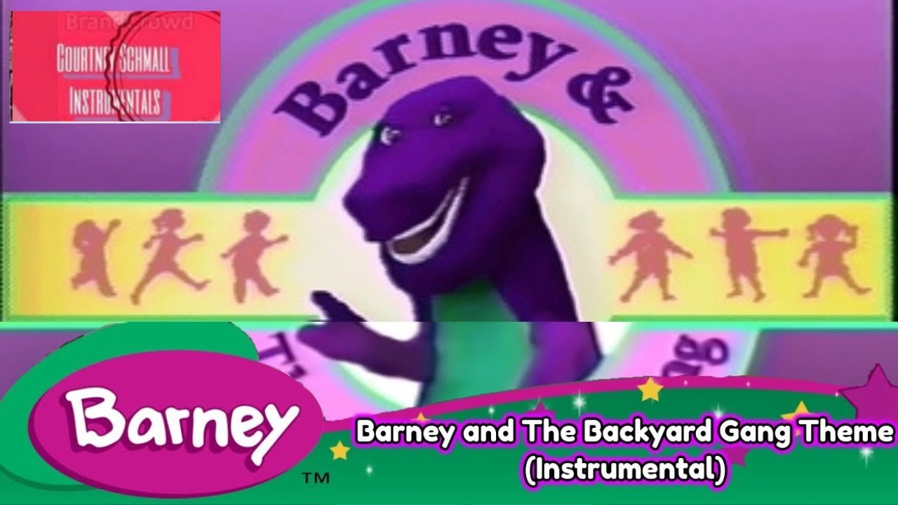 Barney: Barney and The Backyard Gang Theme Song (Instrumental) - YouTube
