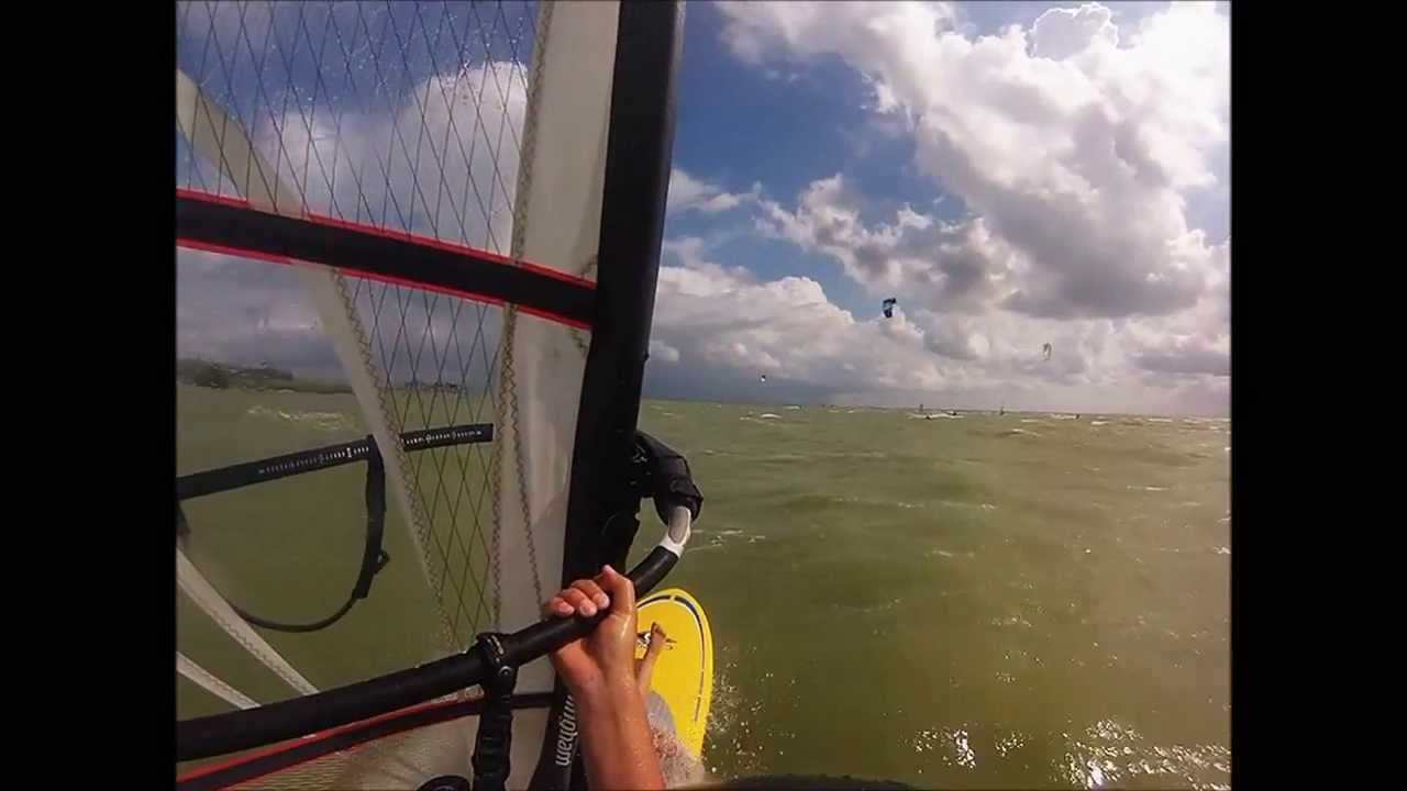 Windsurfing Stavoren 11 Augustus 2013 Bic Jungle Wind SUP - YouTube