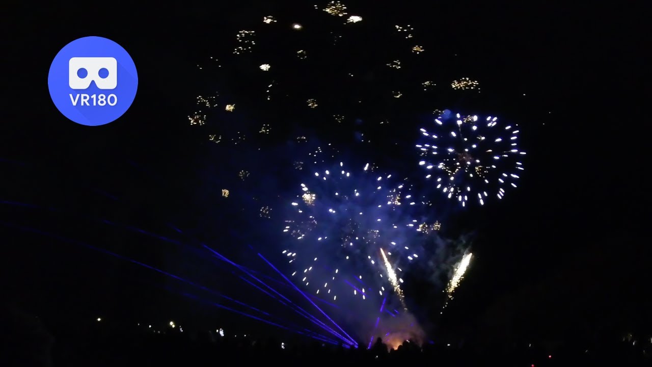VR180 3D FIREWORKS SHOW - YouTube