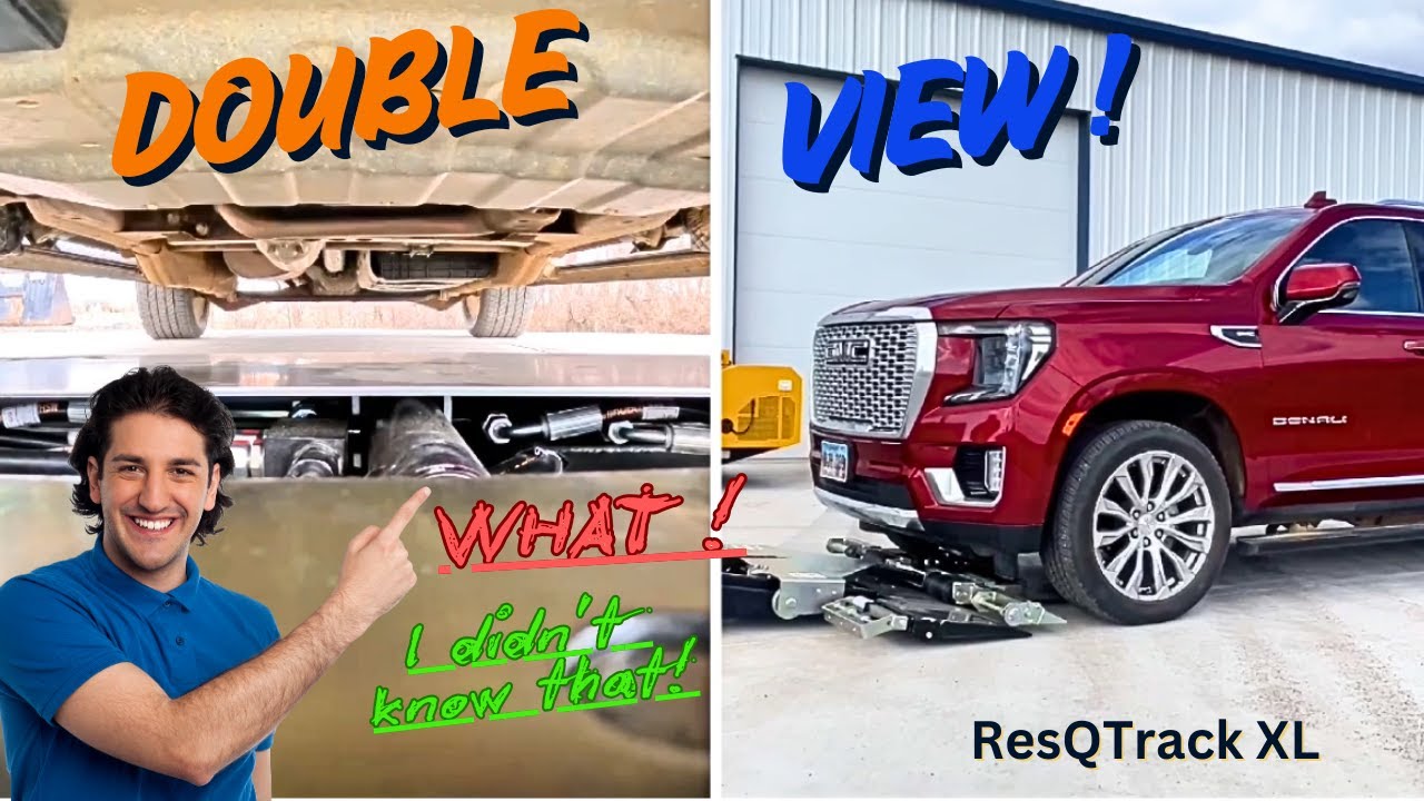 AMAZING RARE FOOTAGE Of ResQTrack XL Double View Of Under Vehicle! Close Up View On How It TOWS ...