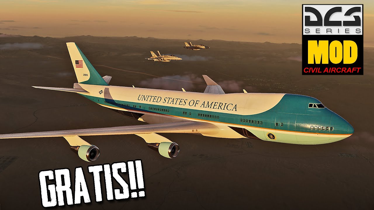 Aviones civiles para DCS WORLD, un mod gratuito IMPRESCINDIBLE - YouTube