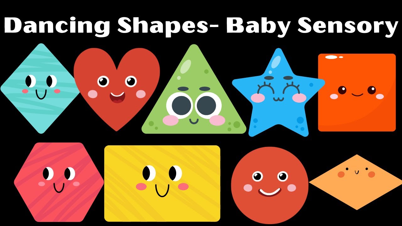 Dancing Shapes Sensory Adventure for Babies 🔺🔵⭐ - YouTube