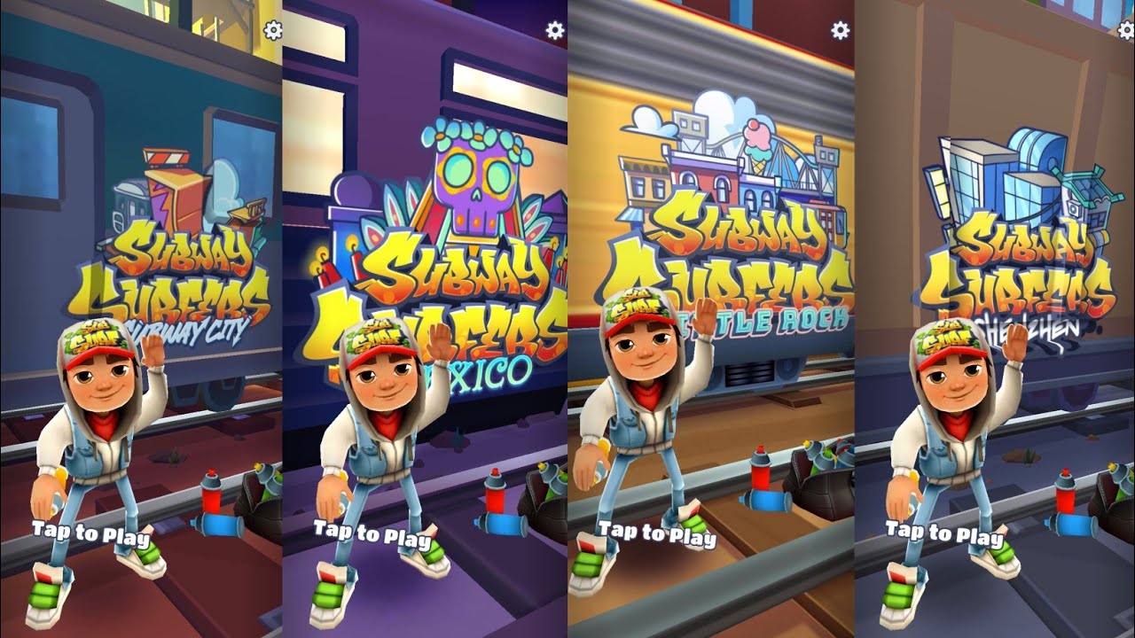 Subway Surfers Mexico 2022 Vs Little Rock Vs Subway City Vs Shenzhen ...