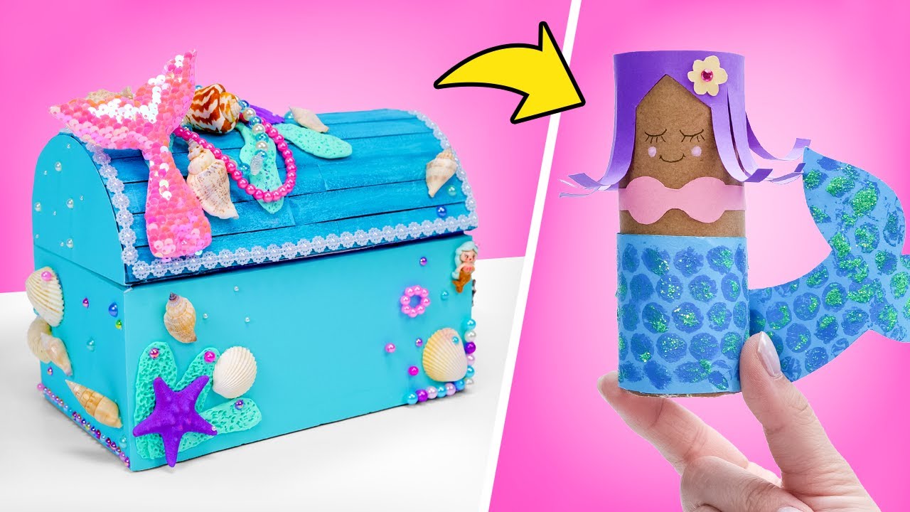 Unlock the Secret of a Mermaid’s Treasure Chest – Cardboard DIYs with ...