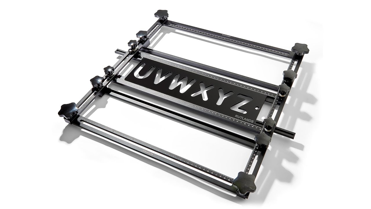 Router Sign Making Kit with Easy Jig │ Rutlands® - YouTube