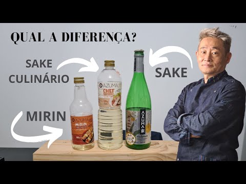 Qual a diferença entre Mirin , sake e sake culinário