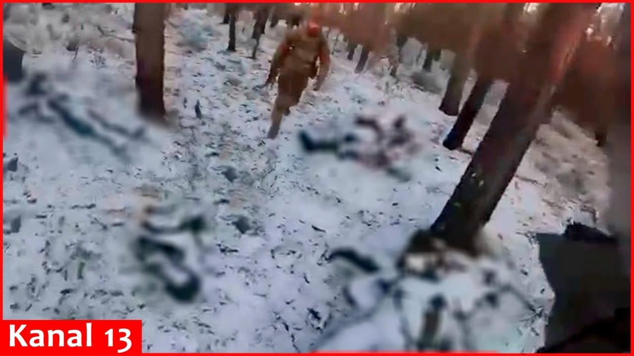 "Russians frozen here" - This is what sniper did to up to 10 Russian ...