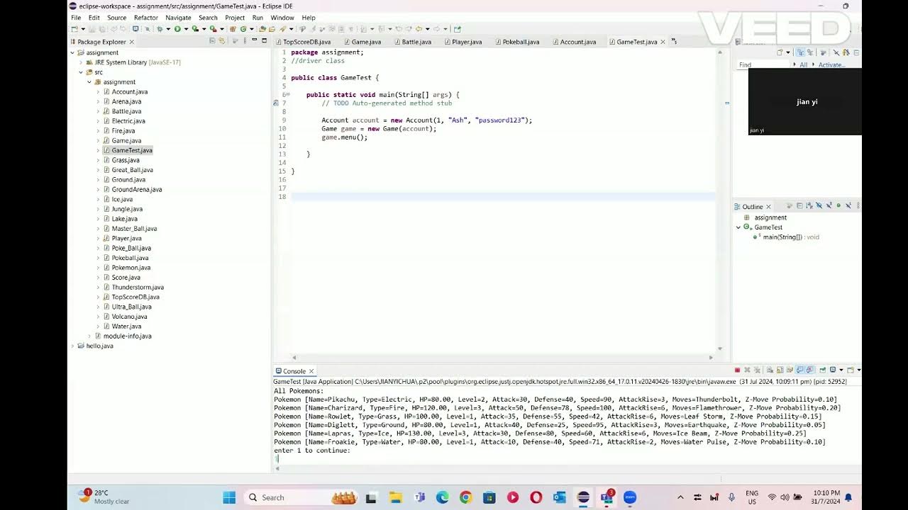 GROUP 62 PRG1203 OBJECT-ORIENTED PROGRAMMING FUNDAMENTALS - YouTube