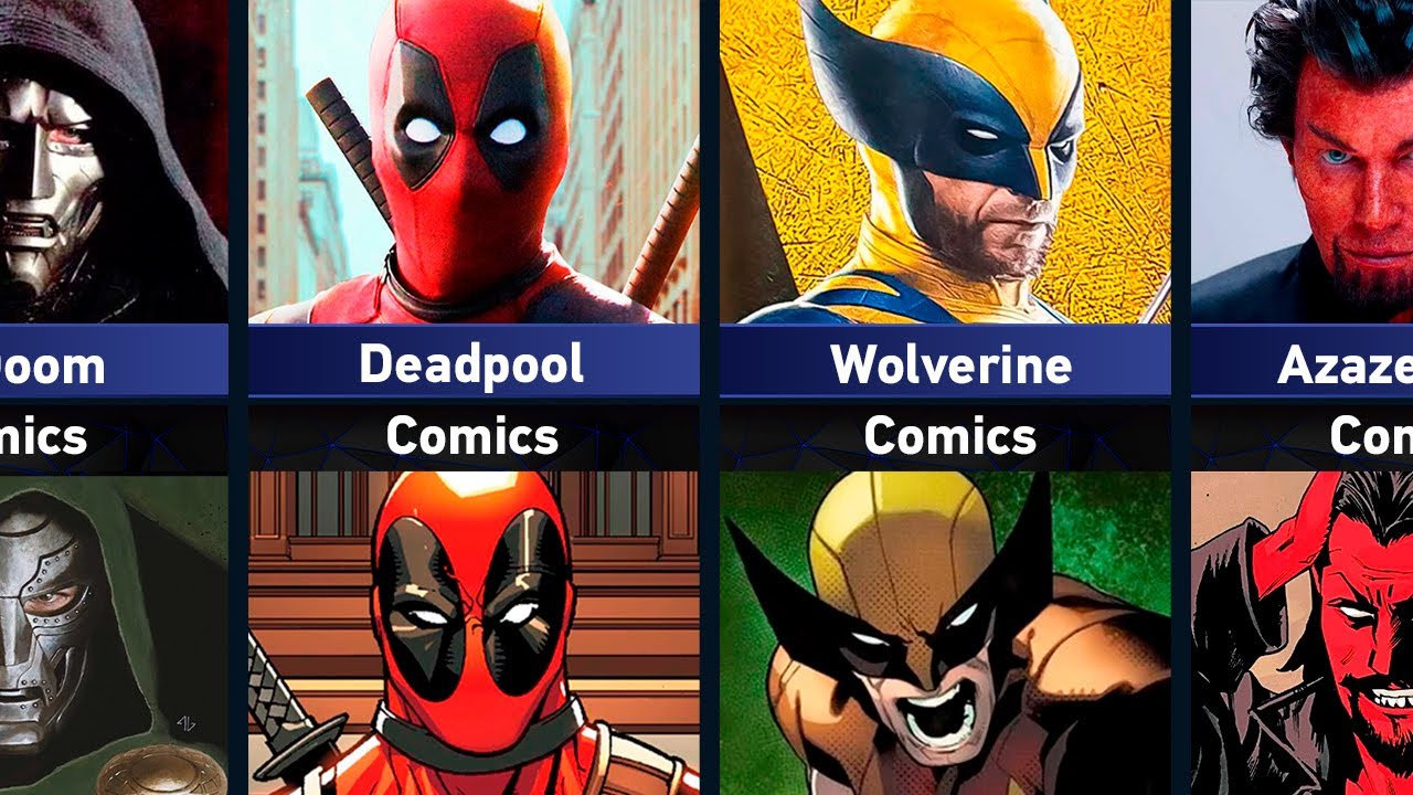 Deadpool 3: Comics vs Movie Comparison - YouTube