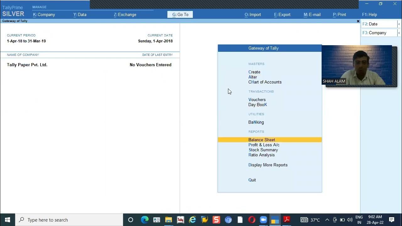 Tally Practical Paper Live Project - Part 1 - YouTube