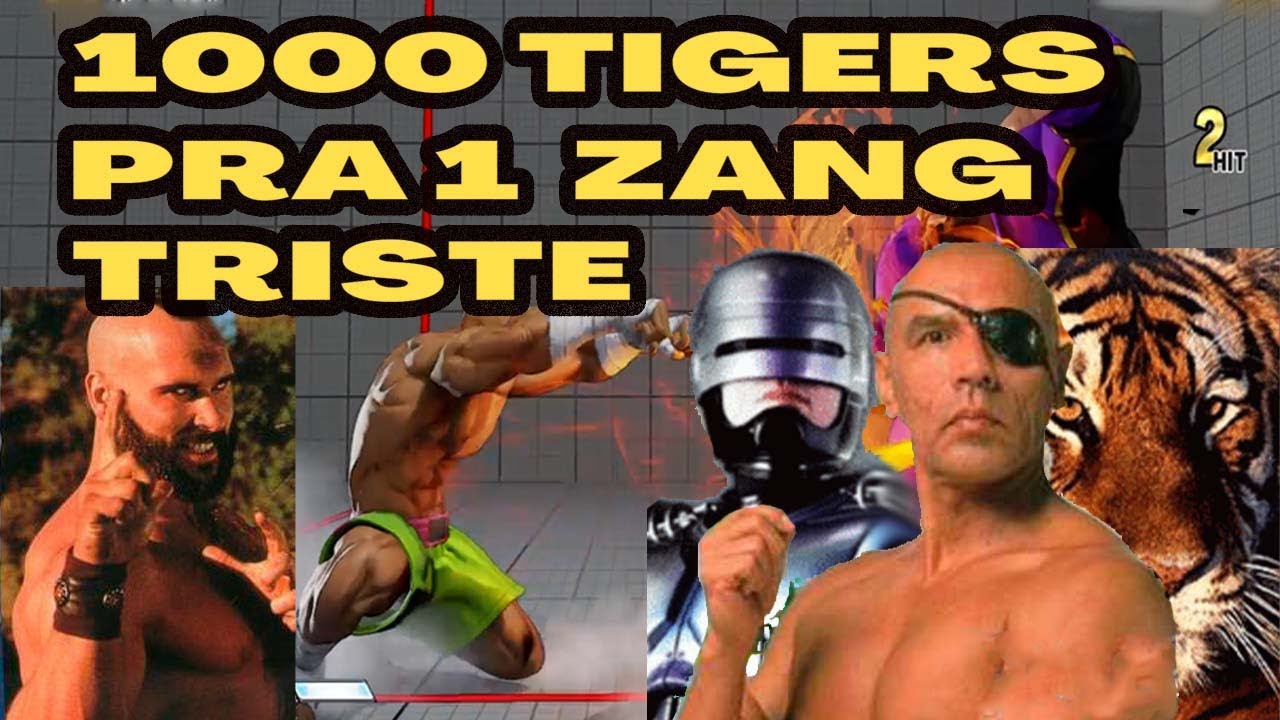 ENFRENTANDO SAGAT TIGER ROBOCOP - ZANGIEF X SAGAT - STREET FIGHTER 5 ...