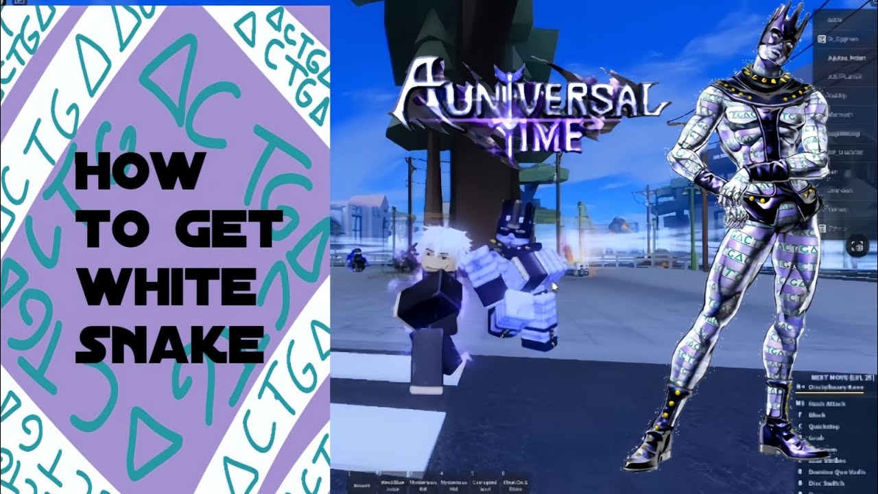 How to get white snake AUT - YouTube