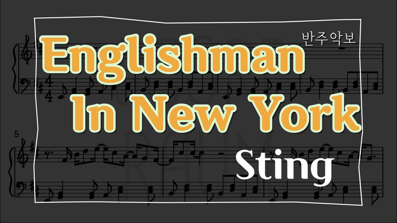 Englishman in New York - Sting - YouTube