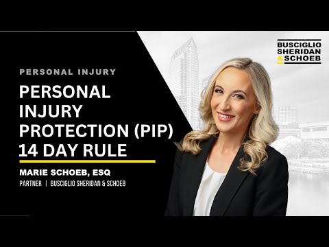 Personal Injury Protection PIP 14 day rule - YouTube