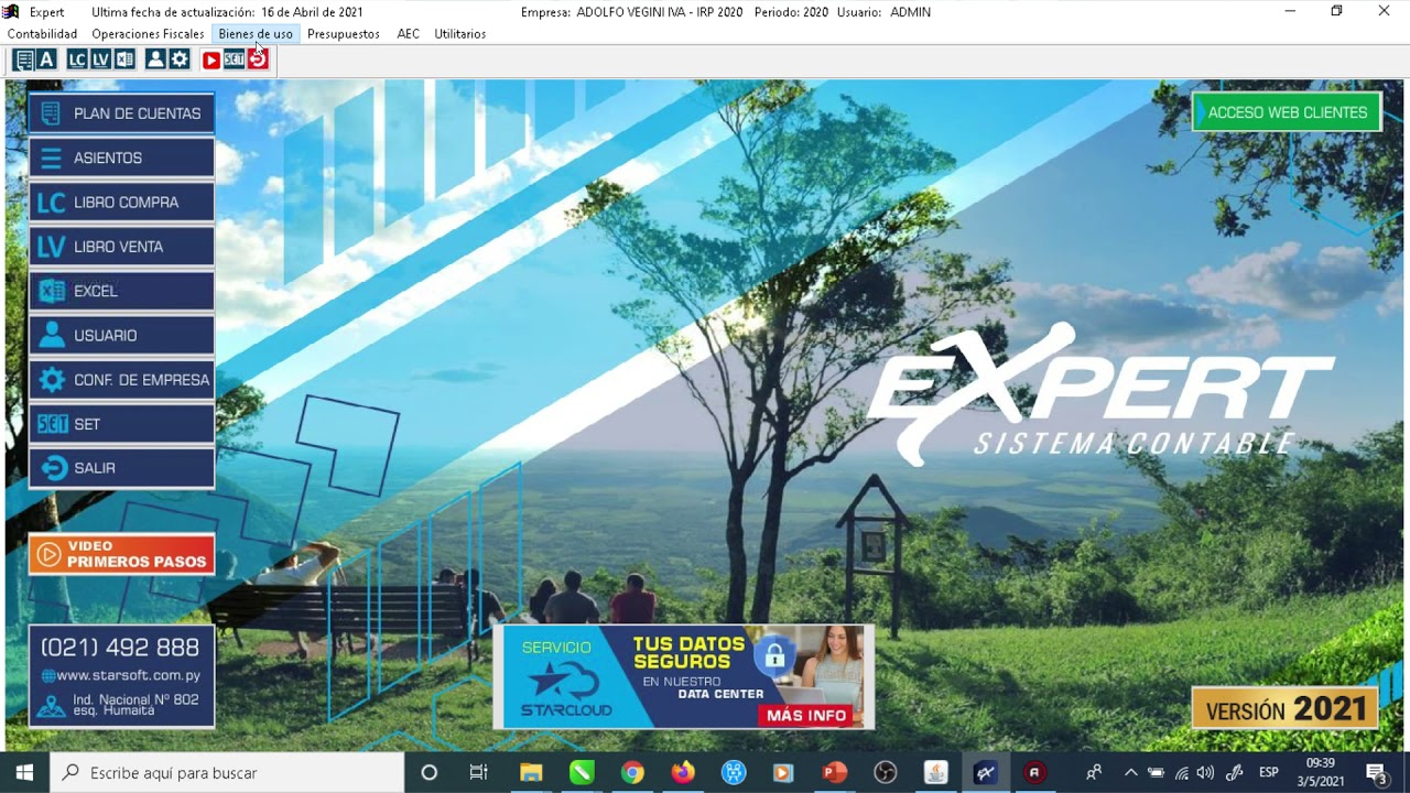 Demo Sistema Contable Expert - STARSOFT - YouTube