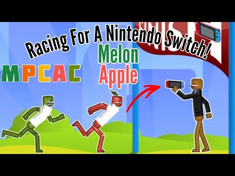 Melon And Apple Racing For A Nintendo Switch In Melon Playground ...