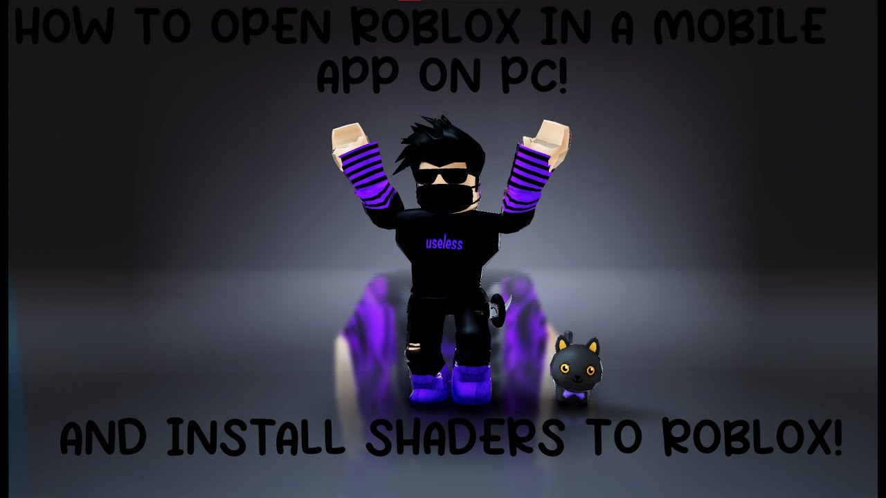TUTORIAL | How to install shaders in roblox + how to open roblox mobile ...