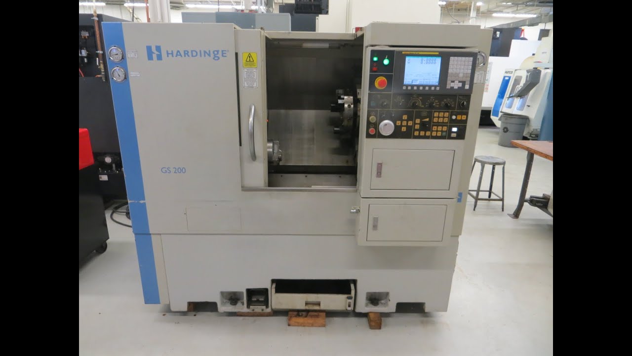 Hardinge GS-200 CNC Turning Center with Fanuc 0i-TC CNC Cont, 8" Chuck ...