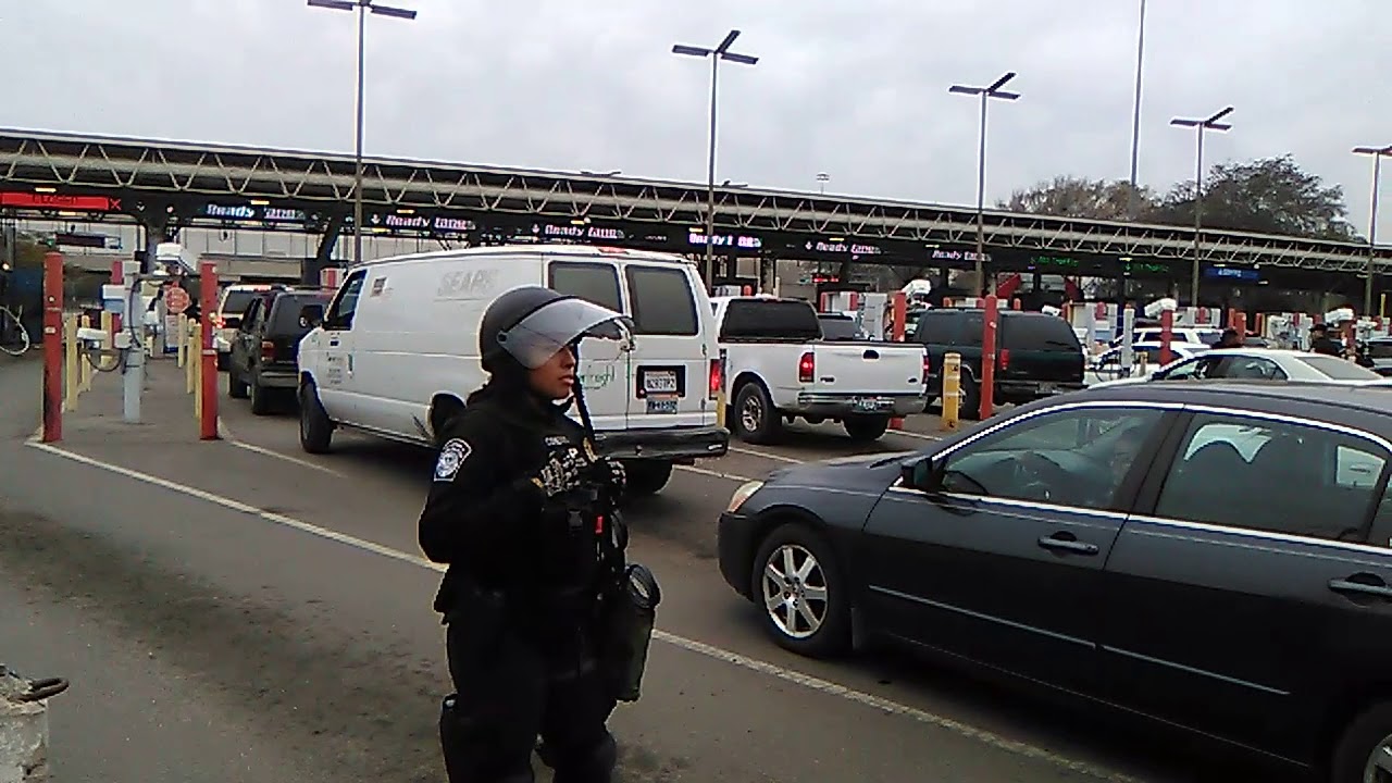 Otay Border Crossing from Mexico to USA - YouTube