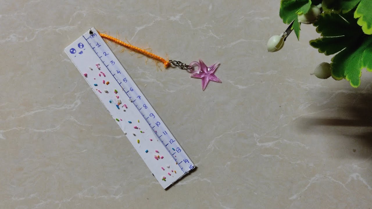 how to make scale/so easy scale making at home/back to school idea 💡💡🎒 ...