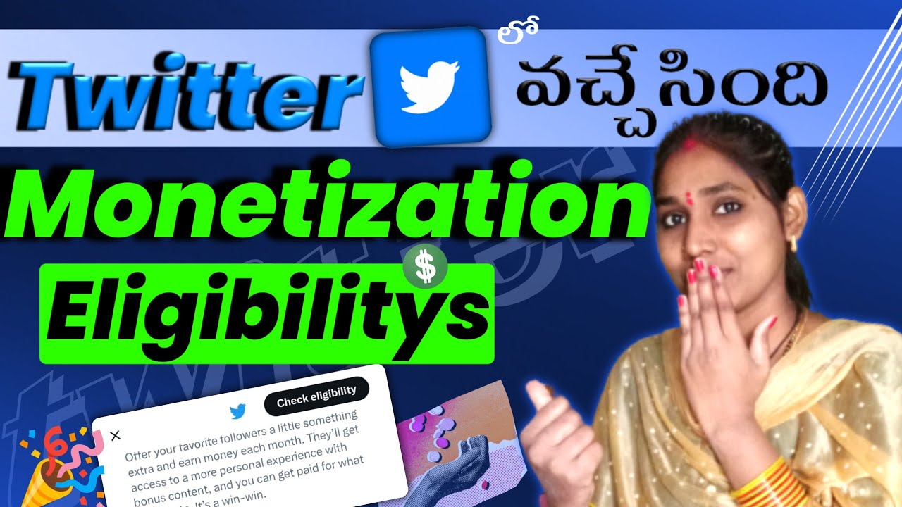 Twitter Monetization 2023 Telugu 🤑| Twitter Monetization Eligibility ...