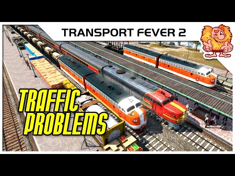 Traffic Problems in Bellevue | Transport Fever 2 S19 E22 - YouTube