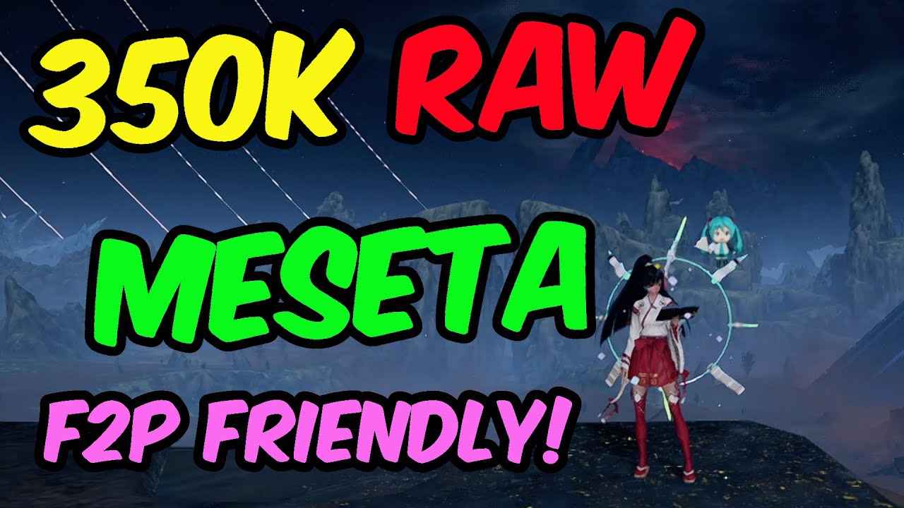 [PSO2:NGS] 350K Meseta Per Hour (No Premium/ Auto-Sell Required) - YouTube