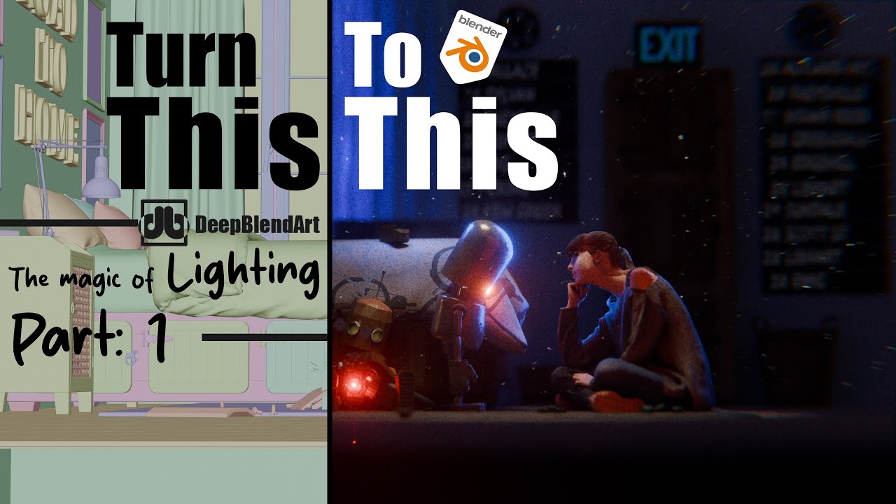 Turn This Flat Scene Into Cinematic Magic – Blender Lighting [Part 1 ...