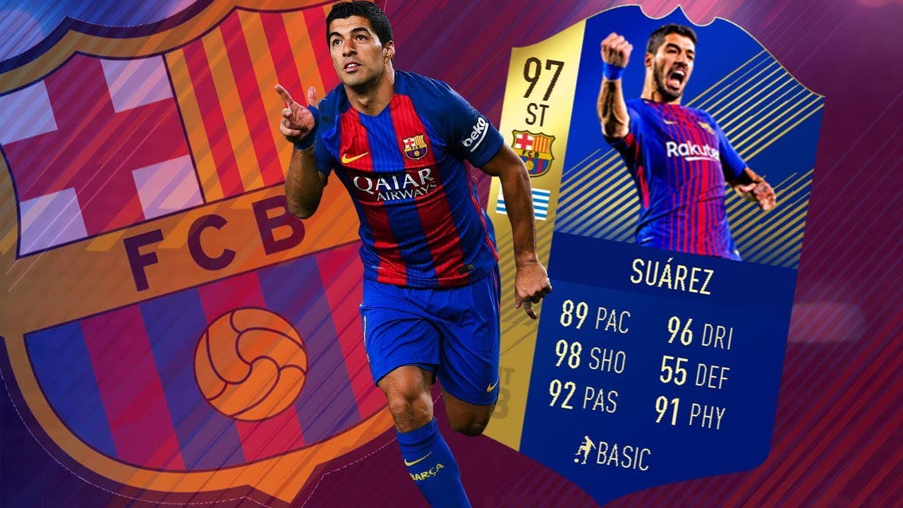 FIFA 18 TOTS Suarez (97) "Top 100 Player Review" - YouTube