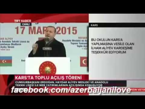 Receb  Tayyib Erdogan -Bextiyar Vahabzadenin seiri