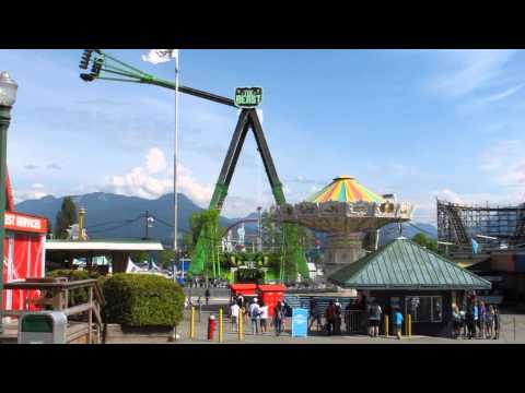 Playland PNE New Ride The Beast Monday May 18 2015 Best Quality HD ...