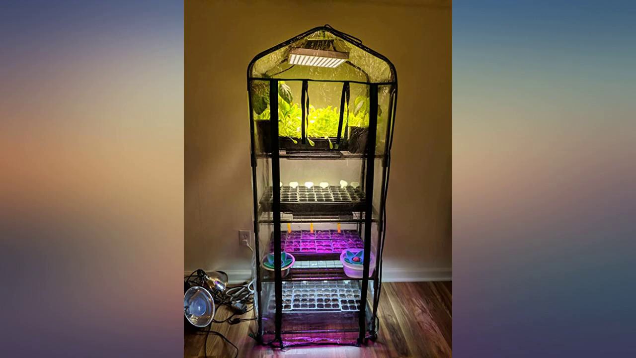 ShelterLogic 23" x 17" x 57" GrowIT 4-Tier Mini Grow House Outdoor or ...