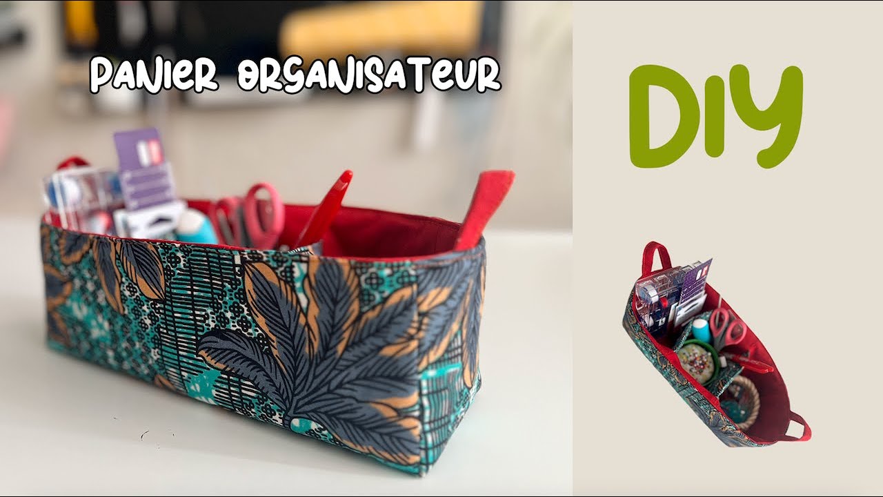Tuto Couture Panier De Rangement Rigide