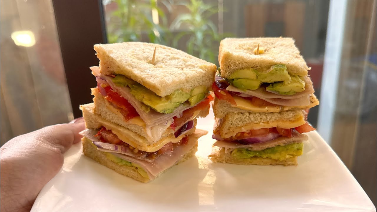 Avocado & Ham Sandwich 🥪 | Healthy & Quick - YouTube