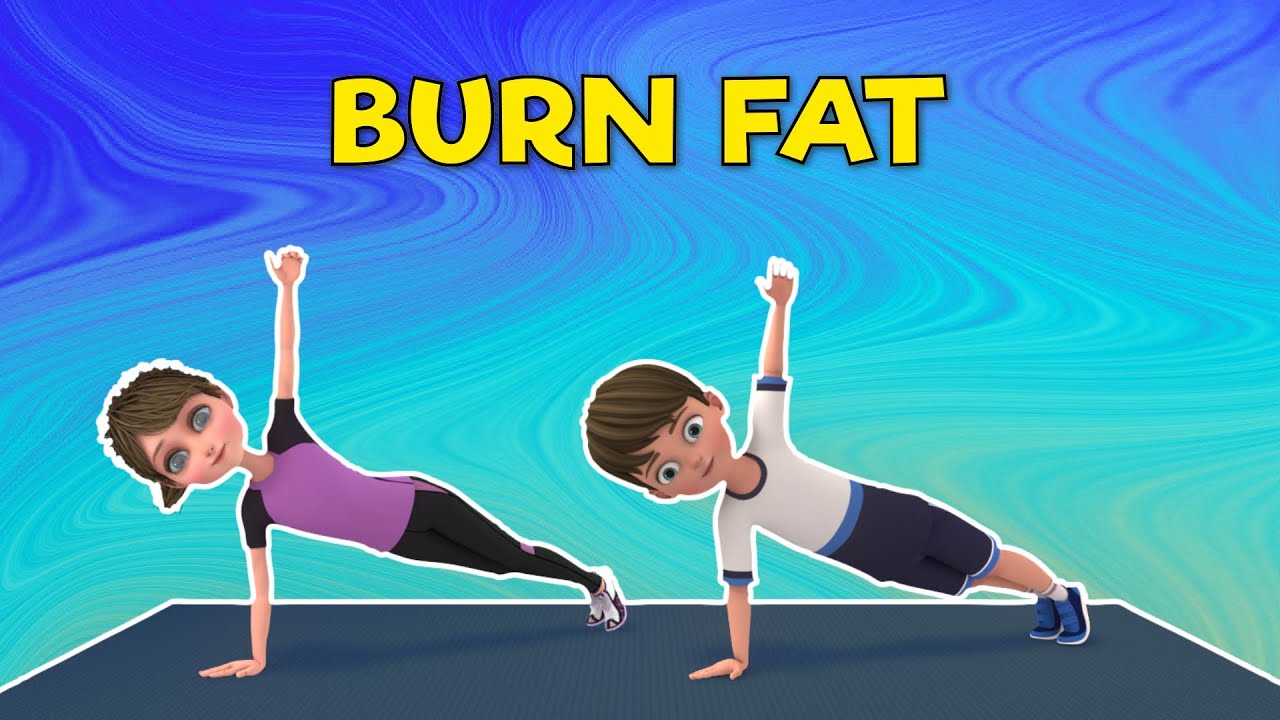 Burn Fat: Kids Exercises At Home - Fun Workout | Kids Exercise - YouTube