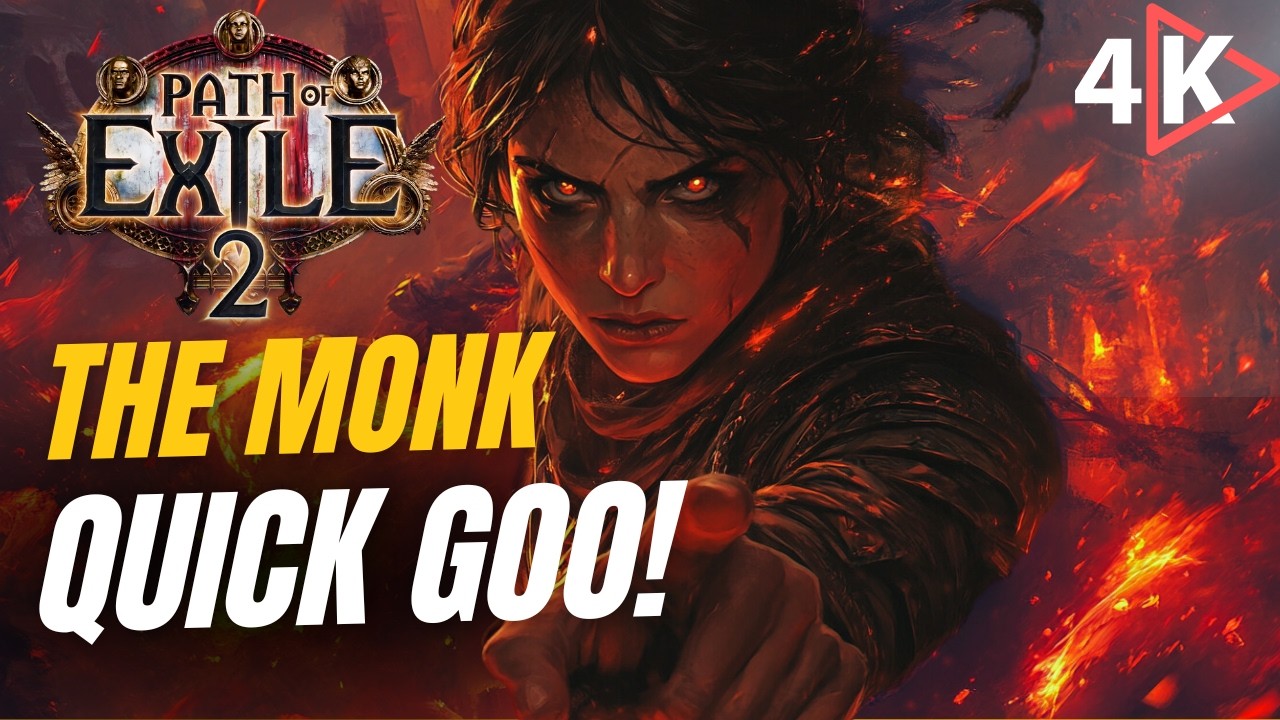 The super MONK Class - Path of Exile 2 Gameplay & Beginner Tips - First ...