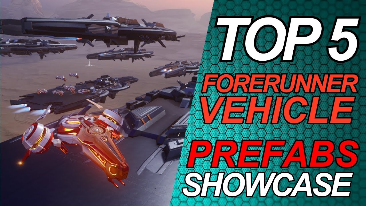 Top 5 Forerunner Vehicle Prefabs Showcase | Halo 5 - YouTube