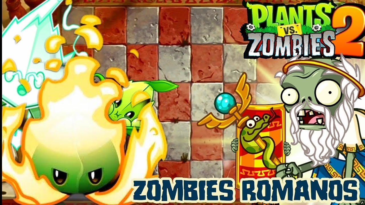🔴MENTAS PODEROSAS VS ZOMBIES ROMANOS PVZ 2 🦁 Plants vs Zombies 2 - YouTube
