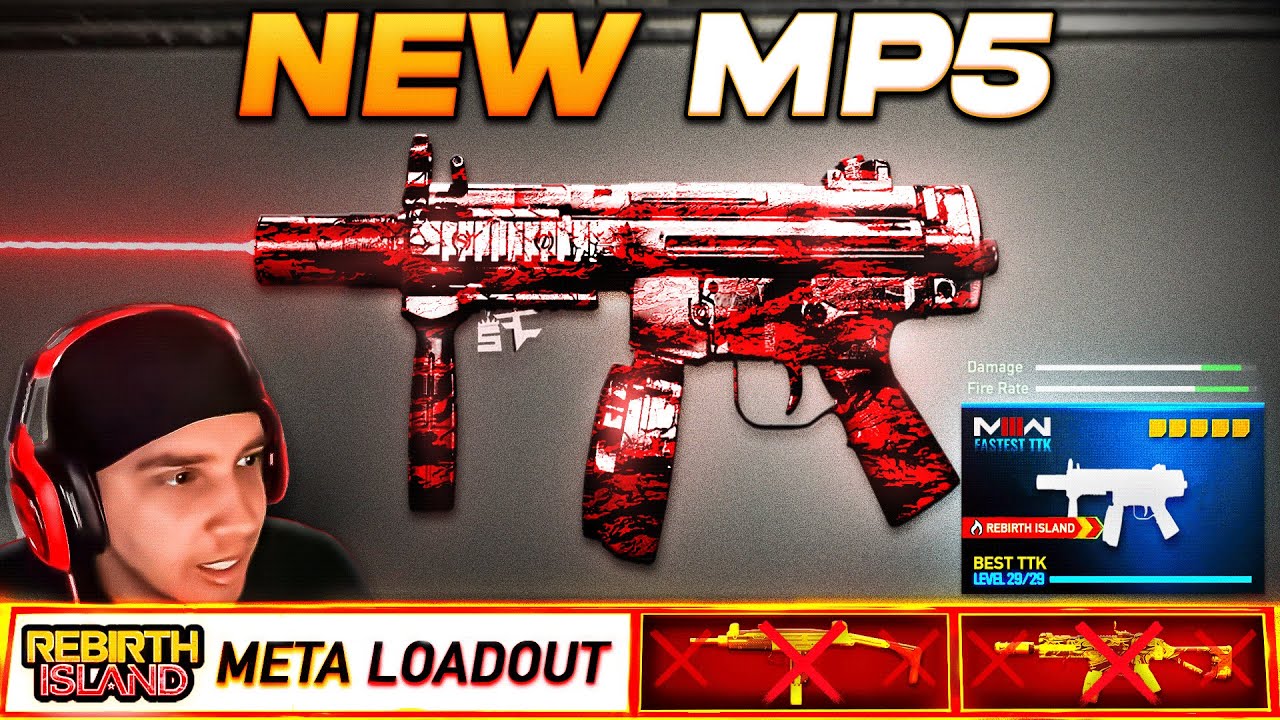 The NEW MP5 is META on Rebirth Island 👑 (FASTEST KILLING SMG) - YouTube