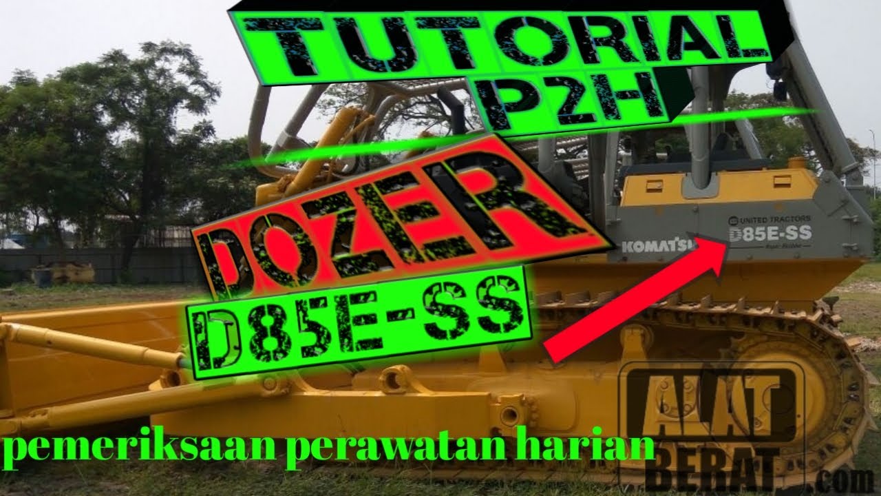 Cara melakukan test p2h Dozer D85E-SS - YouTube