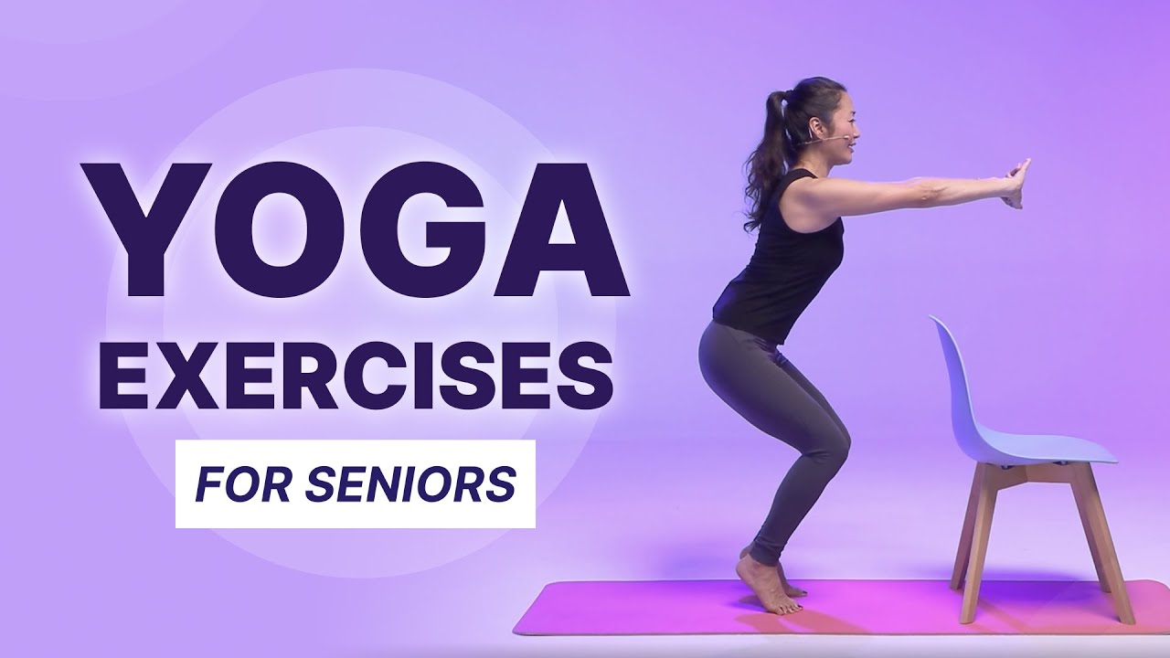 🟣 Simple YOGA for Beginner SENIORS 60+ | Improve Mobility & Flexibility ...