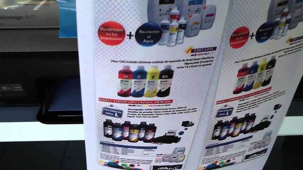 HP Advantage Ink 4625 con sistema de tinta continua - YouTube